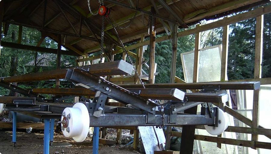 Pictures - Custom Steel Carriage Boat Launch Trolley