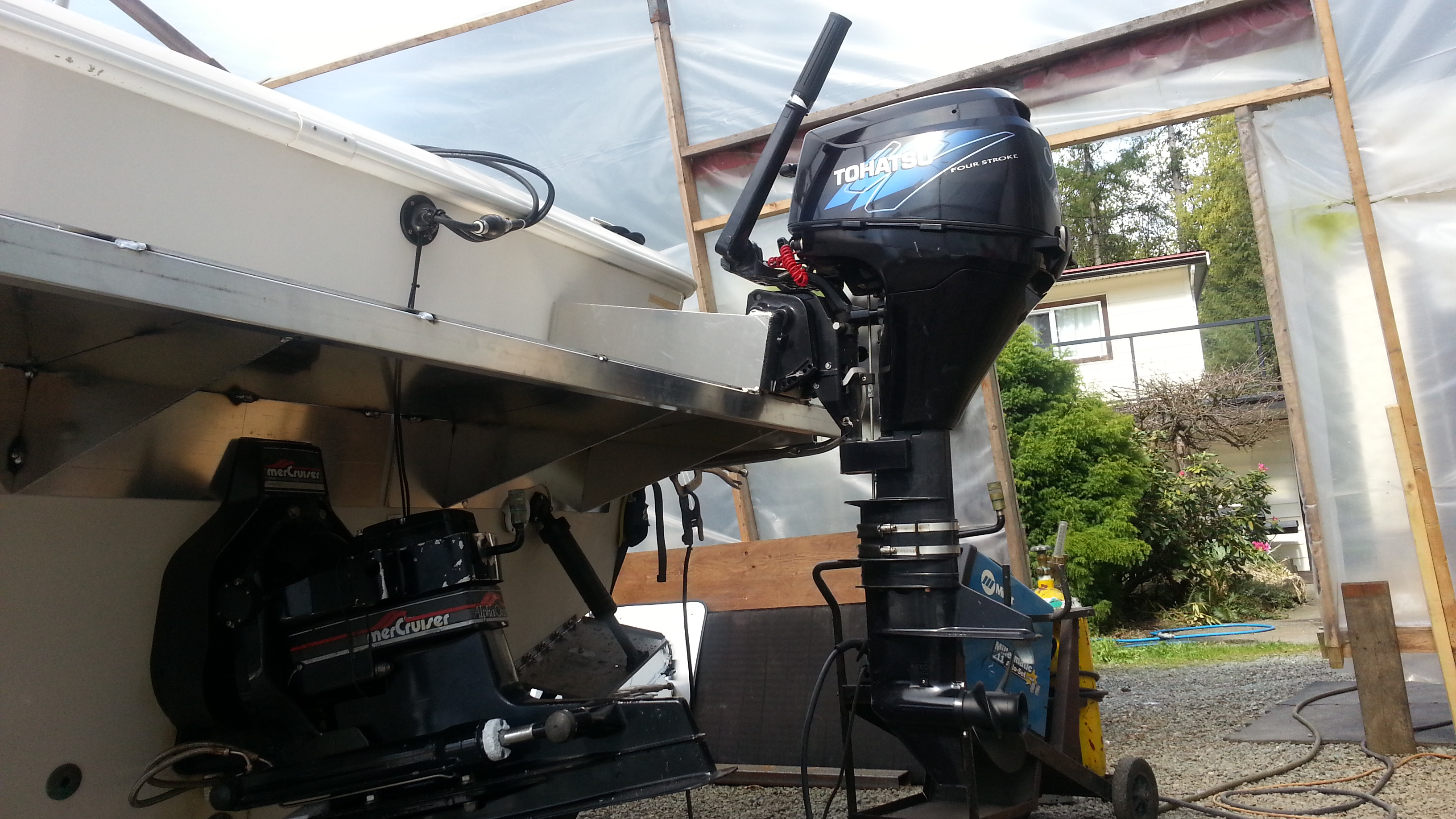 Pictures - custom boat swim grid